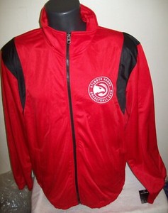 ATLANTA HAWKS Full Zip Track Jacket RED LARGE, XL, 2X | eBay