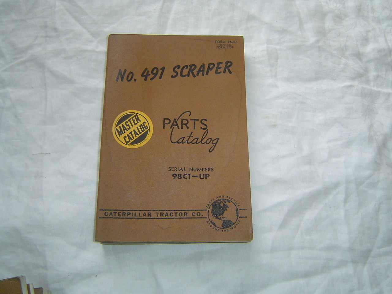 CAT Caterpillar 491 scraper parts catalog book manual | eBay