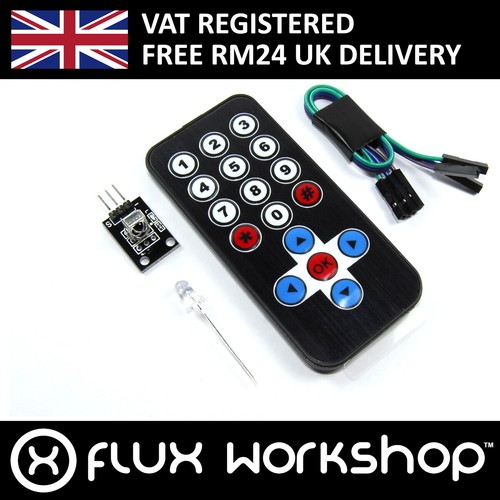 Infrared Remote Control Set TSOP 8m 38kHz Test IR Receiver Arduino Flux ...