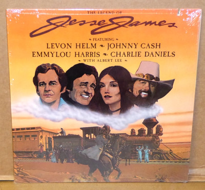 Jesse James soundtrack vinyl LP SEALED Johnny Cash Levon Helm Emmylou ...