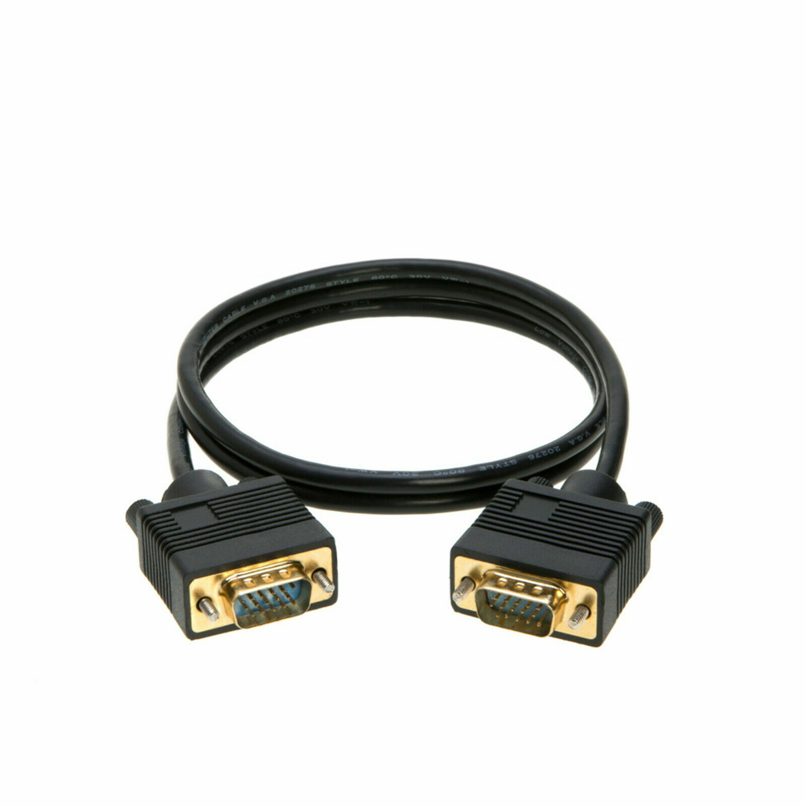 SVGA Male/Male Cable for PC Monitor Projector HDTV- High Quality 3FT ...