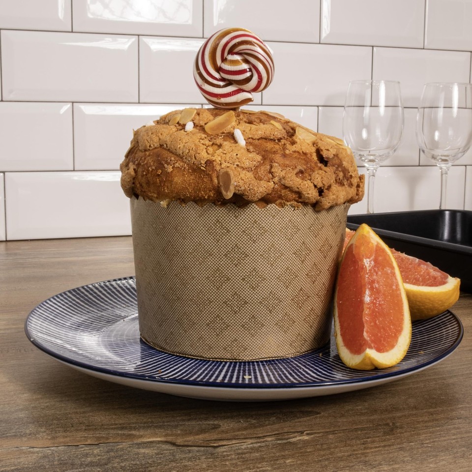 12-Pcs Medium 350gr Panettone Pan Paska Bread Mold Kulich Easter Paper ...