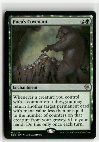 Puca's Covenant Commander Lorwyn Eclipsed MTG NM | eBay UK