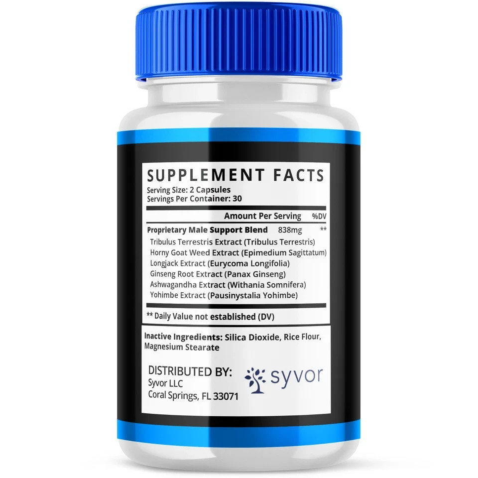 Alpha Boost Advanced Supplement for Men with Natural Ingredients 60 ...