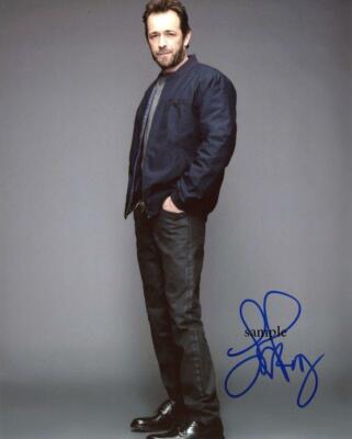 LUKE PERRY #3 REPRINT 8X10 PHOTO SIGNED AUTOGRAPHED 90210 RIVERDALE MAN ...