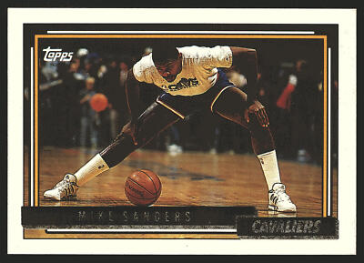 1992-93 Topps #239 Mike Sanders Gold | eBay