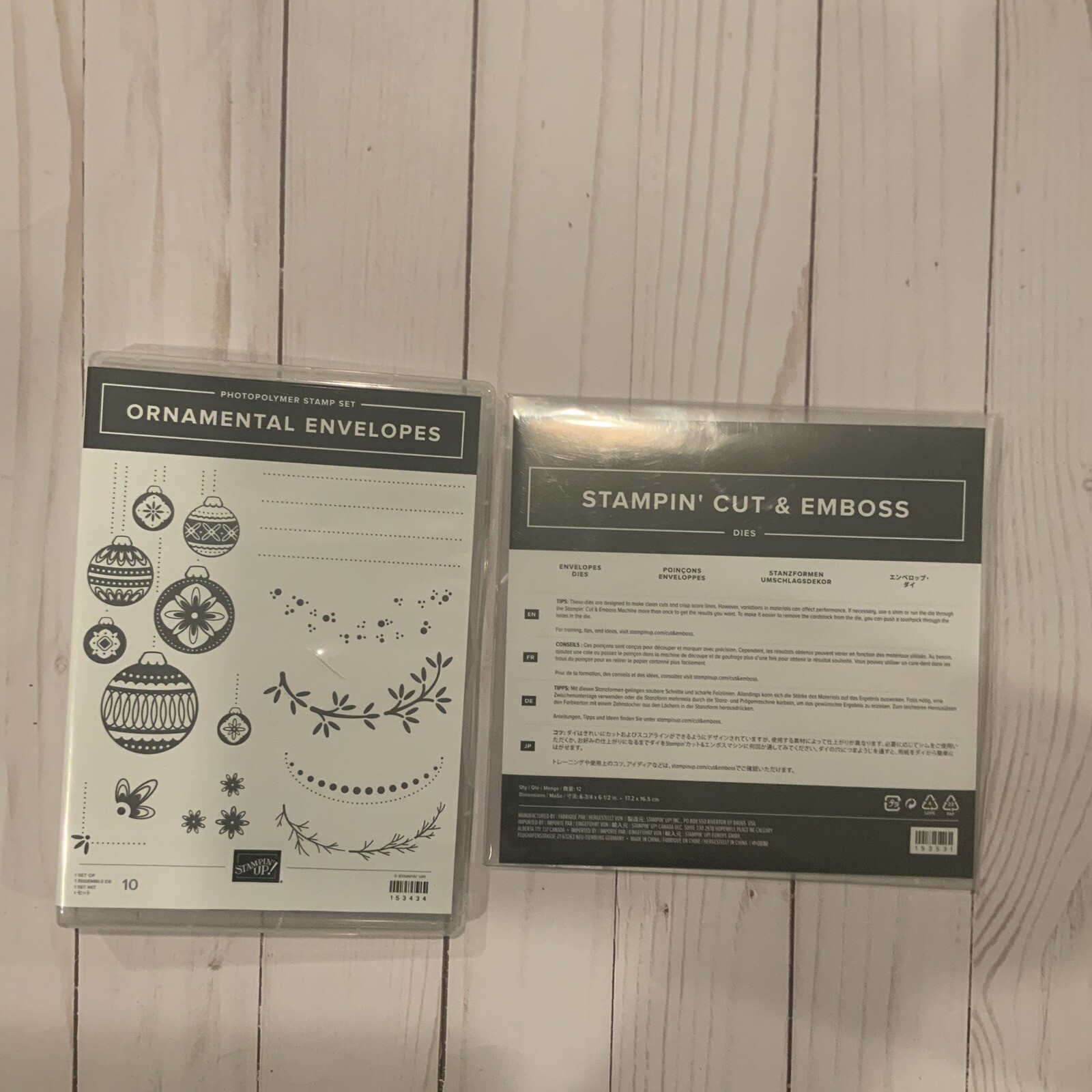 Stampin’ Up! ORNAMENTAL ENVELOPES & ENVELOPES Framelits Dies ~ Bundle ...