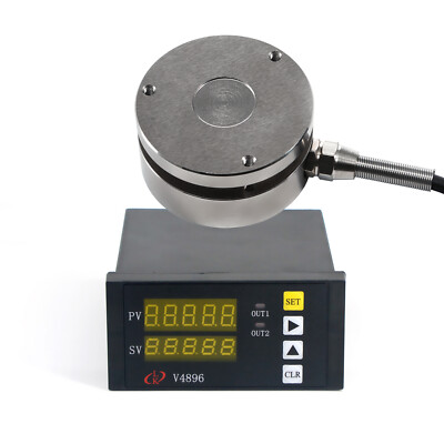 Load Cell Sensor + Indicator Display Test Compression Force Weight ...