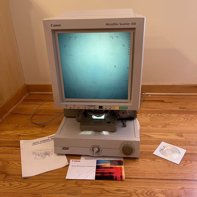 Microfilm & Microfiche - Canon Microfilm Scanner 300