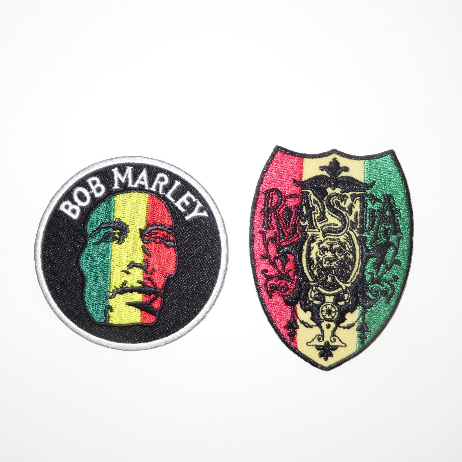 BOB MARLEY Patch Set of 2 2.5"-3" Tall Sewn/Iron On Patches | eBay