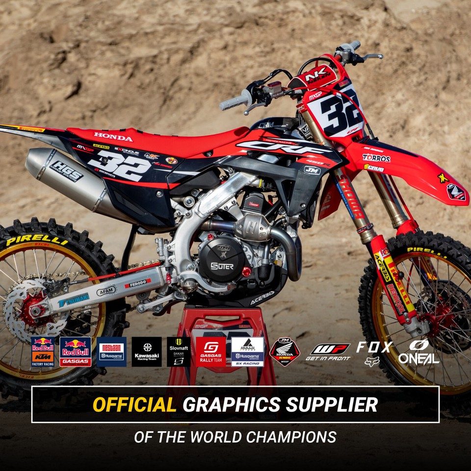 Graphics Kit Yamaha YZ125 YZ250 2022 2023 2024 2025 2026 Decals Free ...