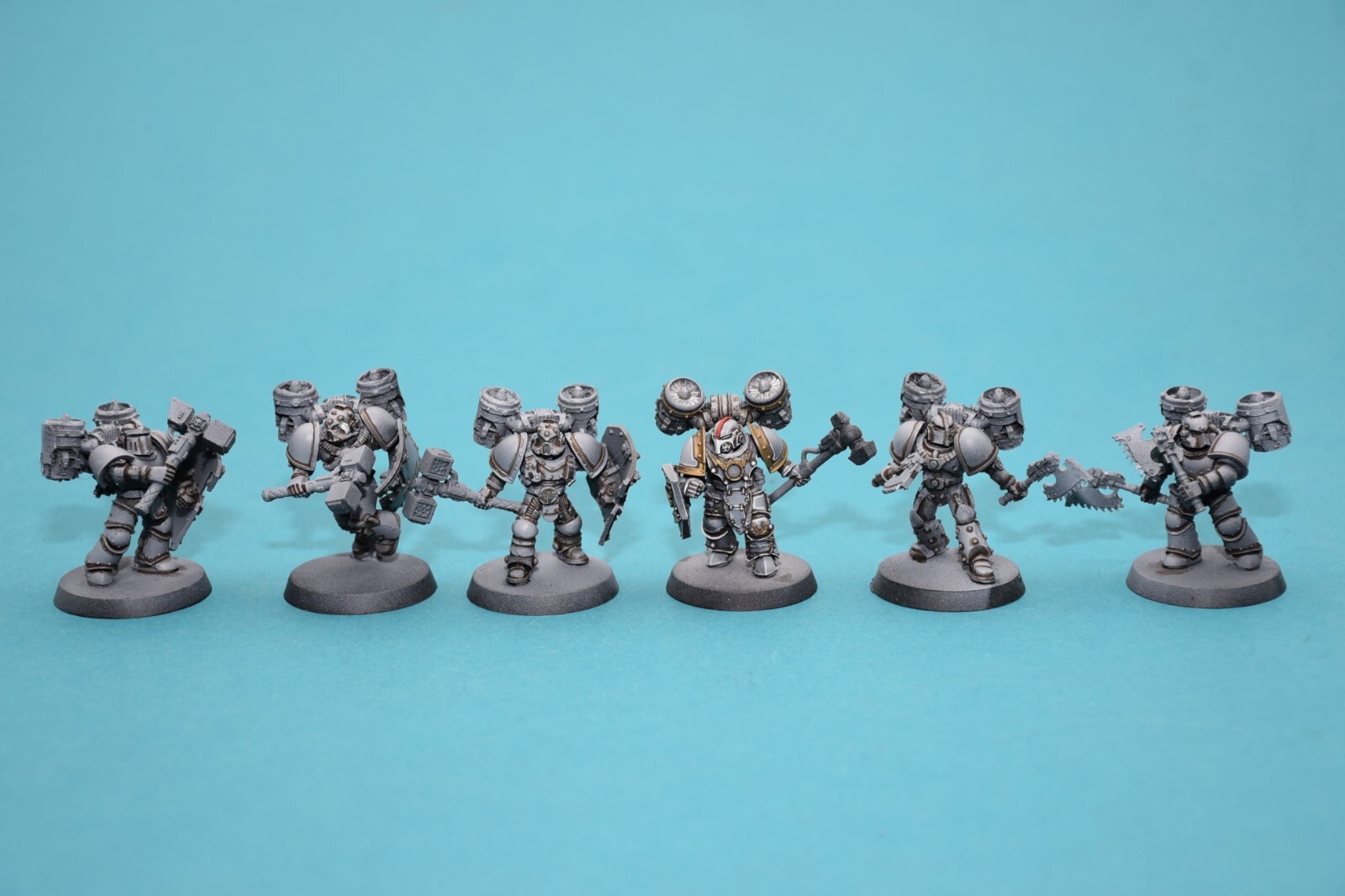 Warhammer 30k/40k MKII Space Marine Assault Squad MK2 OOP Painted | eBay