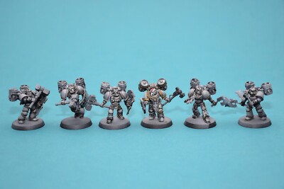 Warhammer 30k/40k MKII Space Marine Assault Squad MK2 OOP Painted | eBay