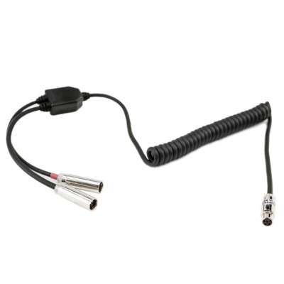 Rugged Radios Headset to Dual Radio Splitter 5-Pin to Dual 5-Pin Coil ...