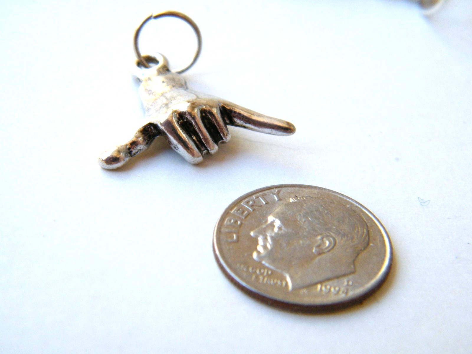 10 Pieces Hand Sign Gesture Shaka Signal Hang Loose Bro! Hawaii Charms ...