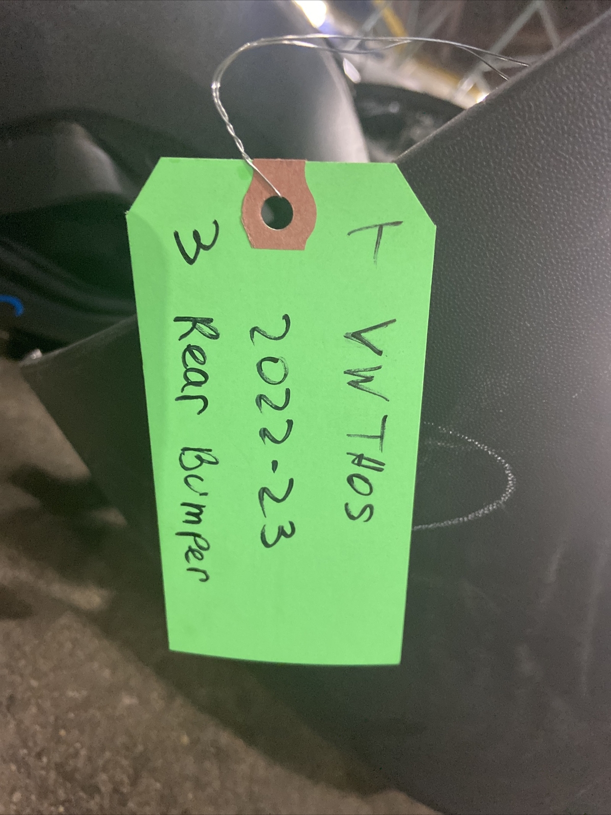 2022 2023 Volkswagen Taos S SE SEL Rear bumper cover OEM 2GJ807521 for ...