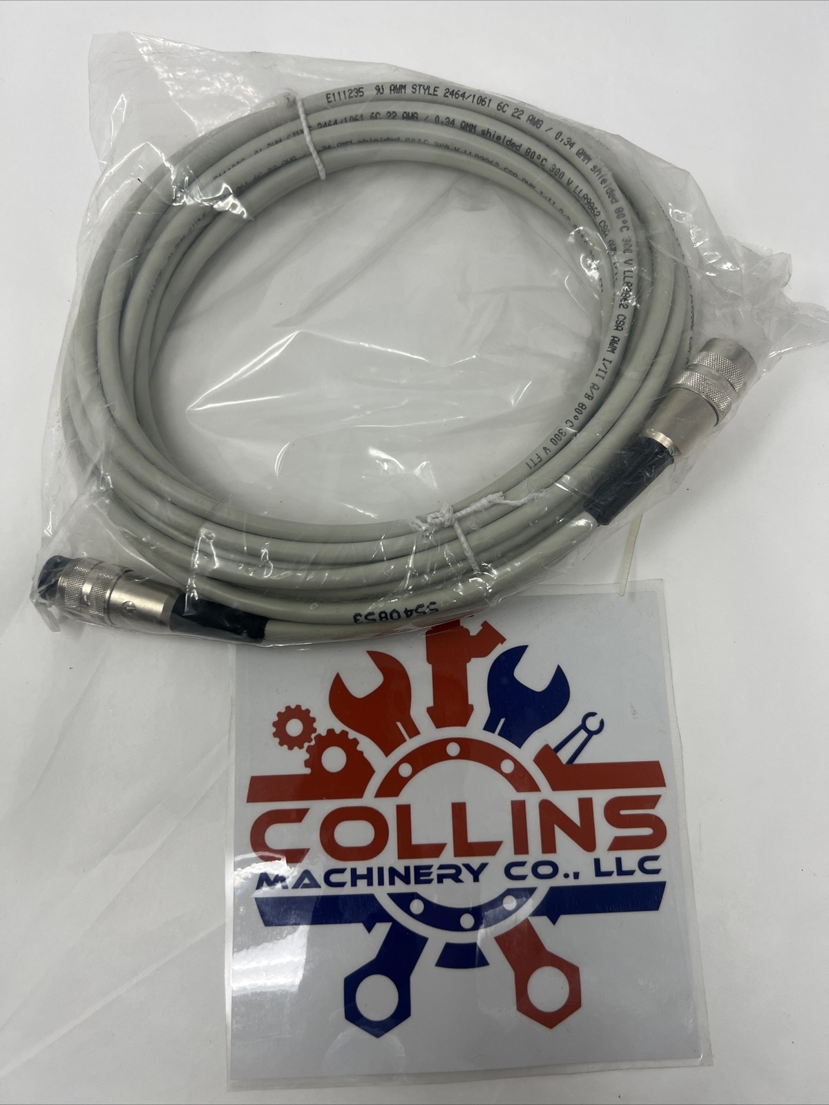 Control Signal Cable, E111235 300V AWM 2464 Male/Female Ends 6 Pin ...