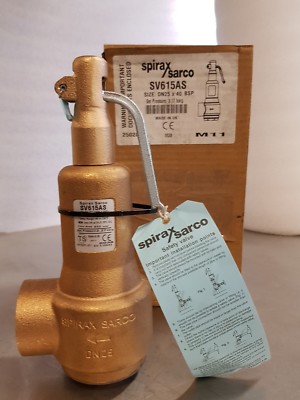 Spirax Sarco SV165AS Steam Safety Valve DN25 x 40 bsp | eBay UK