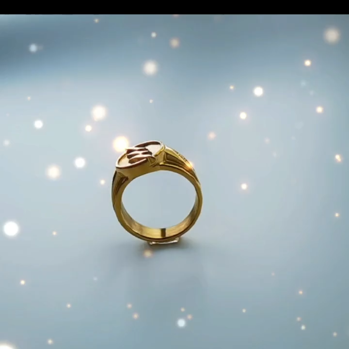 The Flash Barry Allen Cosplay Ring 18K Gold Plated Reverse Flash Mens ...