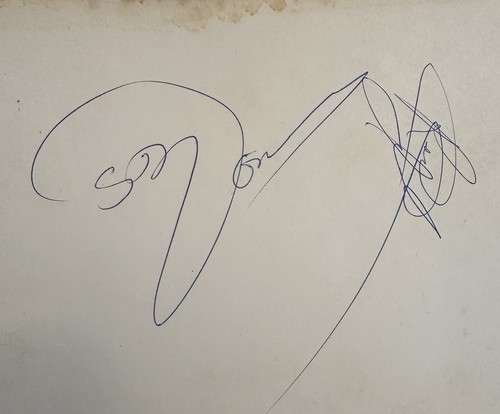 VINTAGE SAL BELLOMO, SD JONES AND ROCKY JOHNSON SIGNED ON BACK OF 8x10 ...