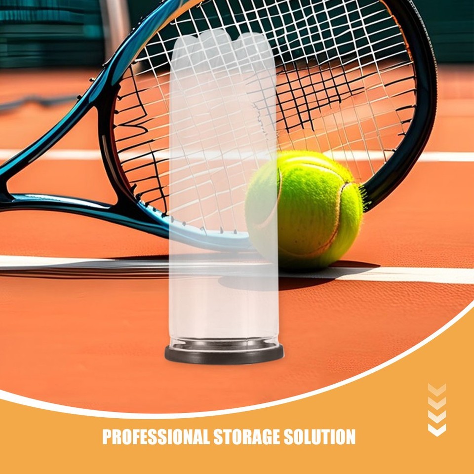 8 Pcs Tennis Ball Canister Plastic Pickleball Cylinder Case Container ...