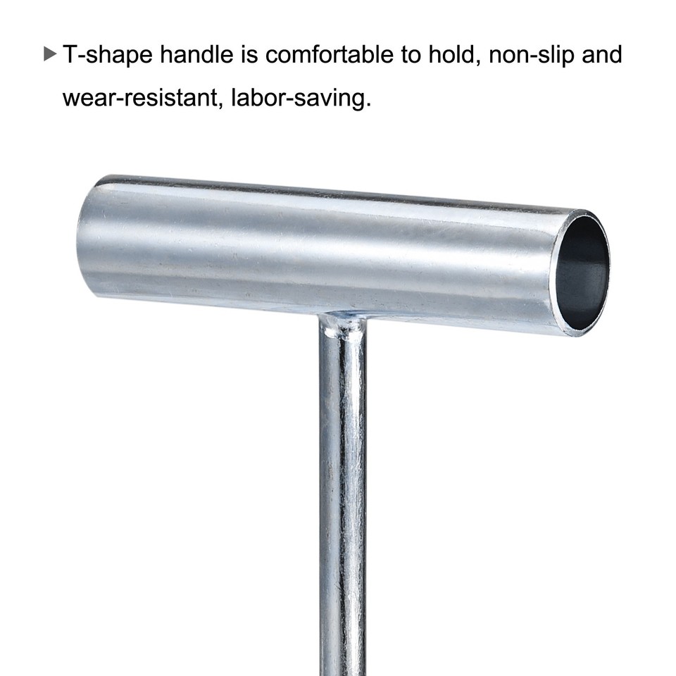 2Pcs 200mm T-Handle Meat Boning Hook, Galvanized T Hooks for Kitchen ...