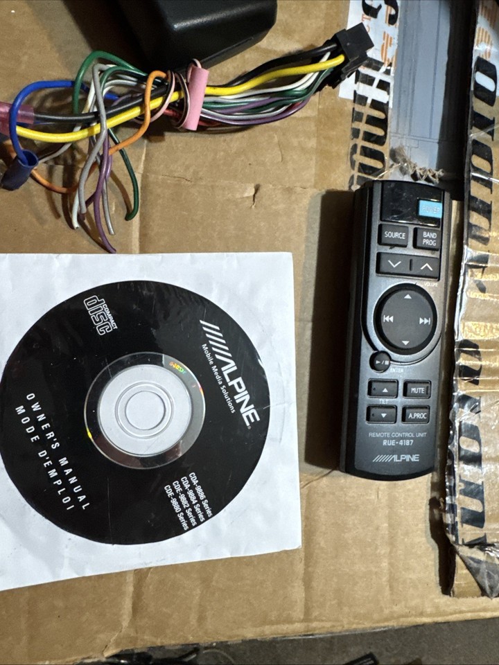 🔥🚀Alpine CDA-9886 CD Player USB Receiver Radio TESTED | eBay