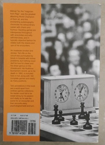 The Life and Games of MIKHAIL TAL Paperback 2007 By: Mikhail Tal ...