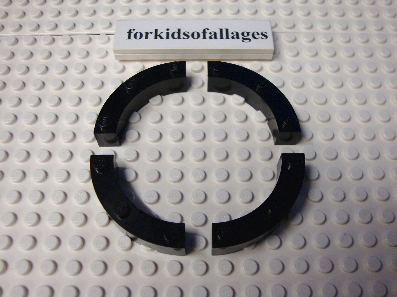 4 Lego 4 X 4 Macaroni Round Corner Bricks U PICK COLOR Circle Curved w ...