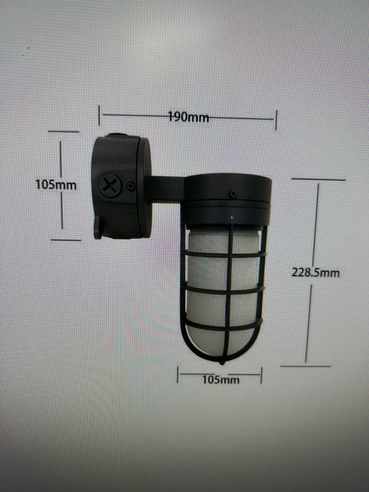 LED Vapor Tight Utility Light-Wall or Ceiling, Conduit Pendant Mount ...