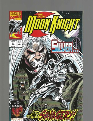 Moon Knight #51 (1993, Marvel) NM 9.6+, Silverbird Appearance ...