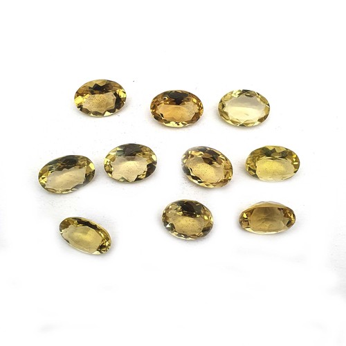 Natural Champagne Quartz Oval Cut Loose Gemstone Lot 10 Pics 12*16 MM ...