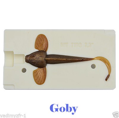 DIY Injection Bait Mold Goby 3,5" Moule Gießform für Gummiköder T109 89 ...