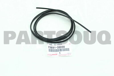 7569135030 Genuine Toyota PAD, FRONT FENDER OUTSIDE MOULDING, RH 75691 ...