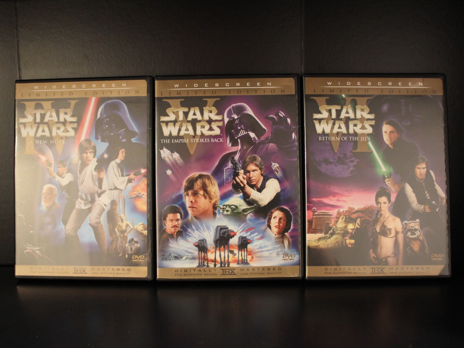 Star Wars Trilogy Limited Edition DVD Original THEATRICAL CUTS | eBay