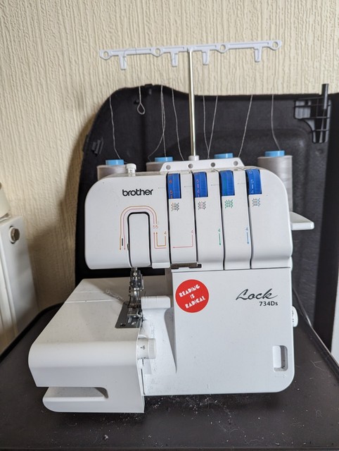 Brother 734DS Overlocker Machine - White online kaufen | eBay