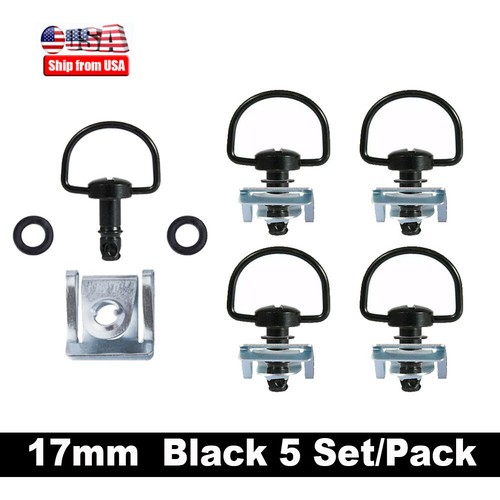 5PC Motorcycle 1/4 turn Quick Release Fasteners Fairing Bolts Studs ...