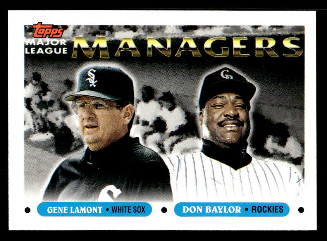 Gene Lamont / Don Baylor 1993 Topps #504 N/A | eBay