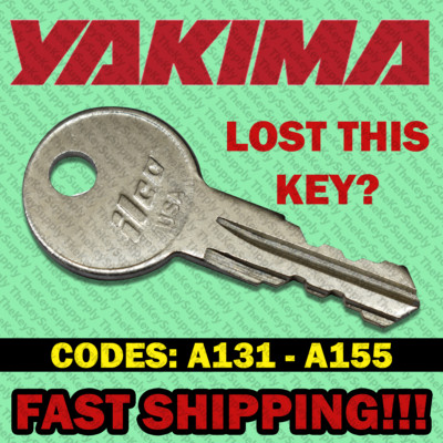 Yakima Replacement Key Cut to Your Code A131 - A155 | eBay