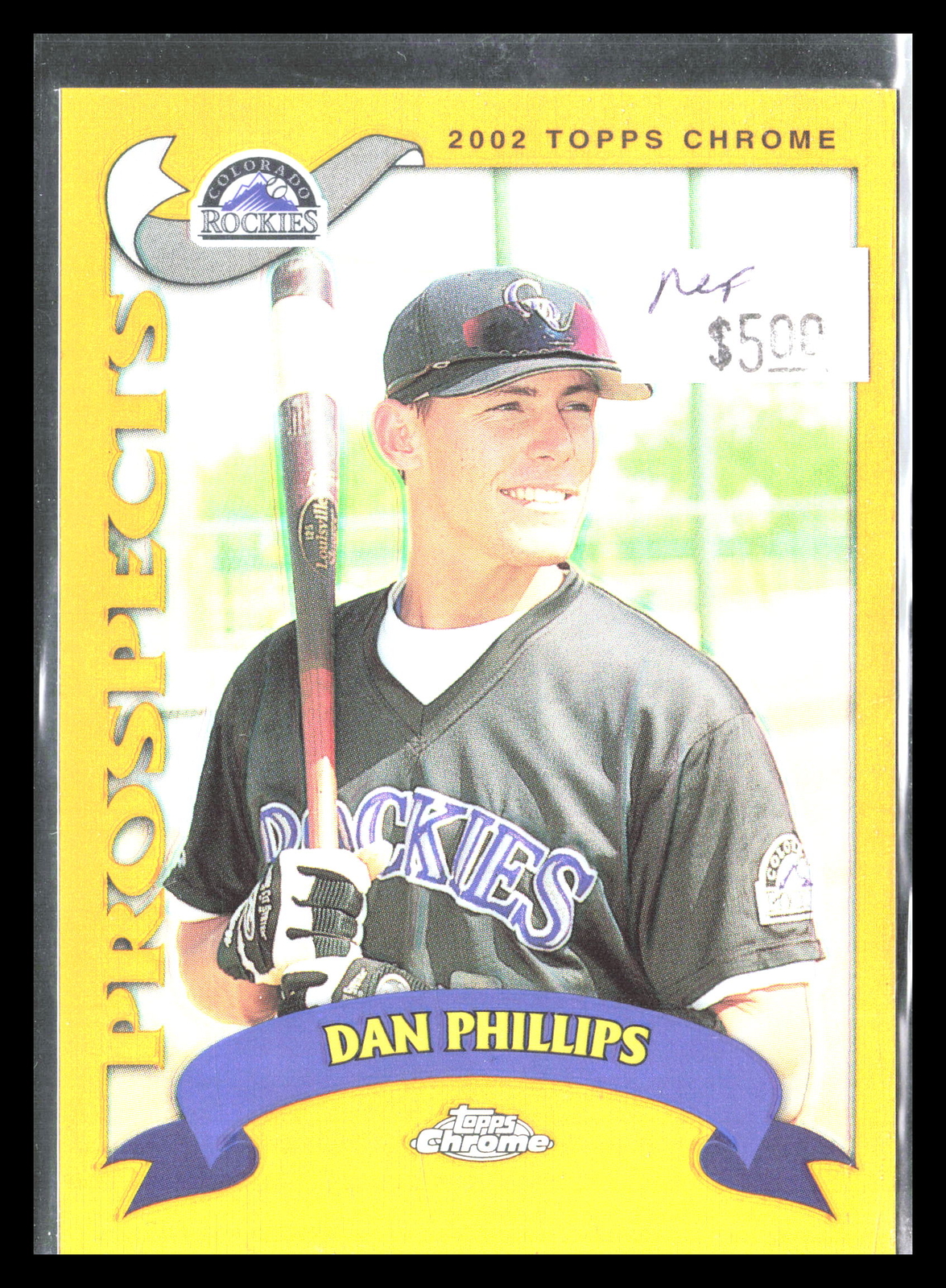 2002 Topps Chrome - Dan Phillips #684 Gold Refractor (RC) for sale ...