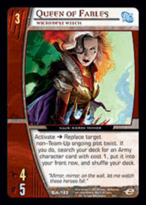 VS System: Queen of Fables, Wickedest Witch - Foil [Played] DC Justice ...