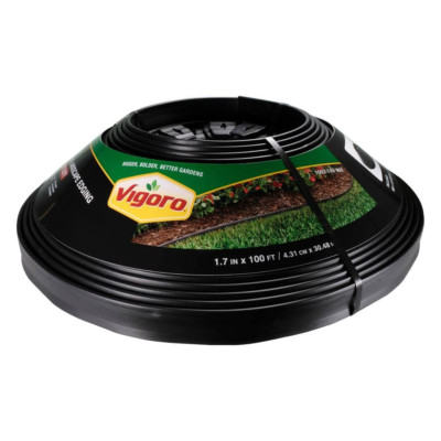 Vigoro Â® No-Dig Edging 100 ft. Outdoor Heavy Duty Patio Edger Lawn ...