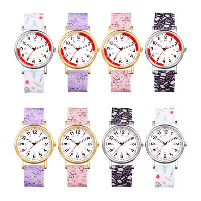 Waterproof Women's Nurse Watch Easy Read Dial Silicone Band Analog ...