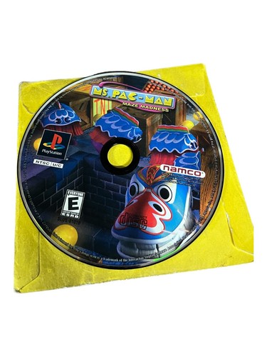 Sony PlayStation 1 PS1 Disc Only TESTED Ms. Pac-Man: Maze Madness | eBay