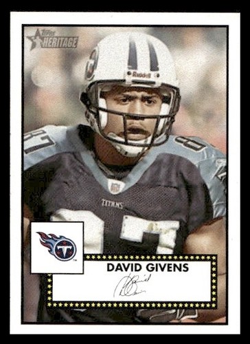 2006 Topps Heritage #392 David Givens Tennessee Titans | eBay