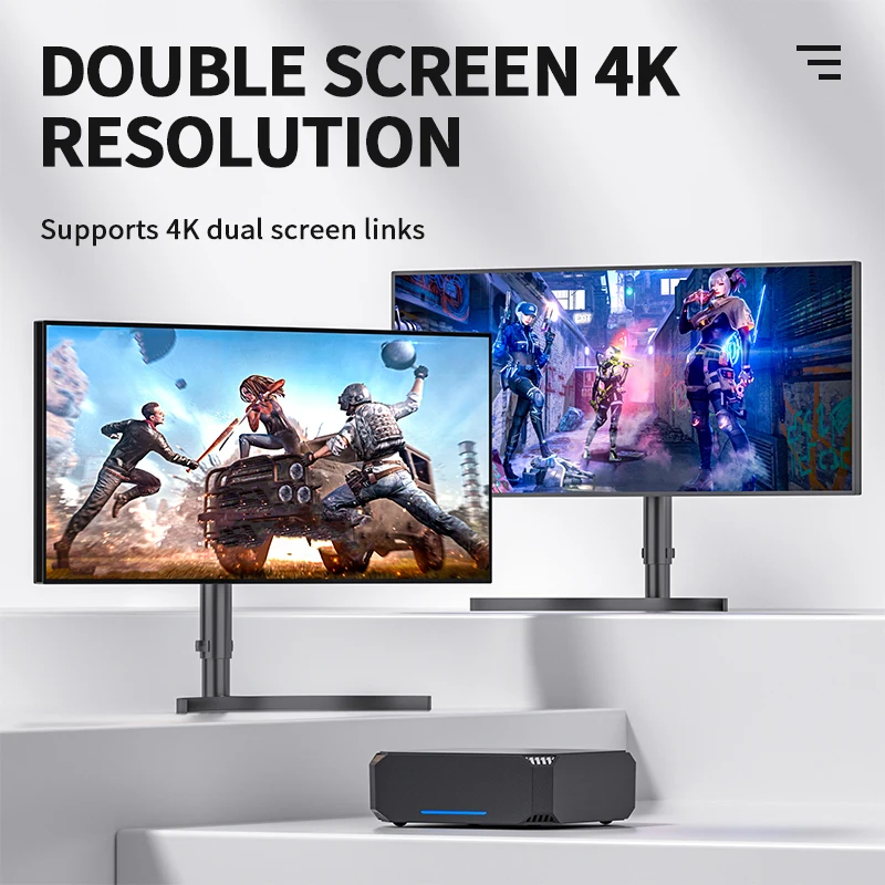 FIREBAT AK2 Plus Mini PC Intel N150/N100 16GB DDR4 512GB SSD Dual HDMI ...