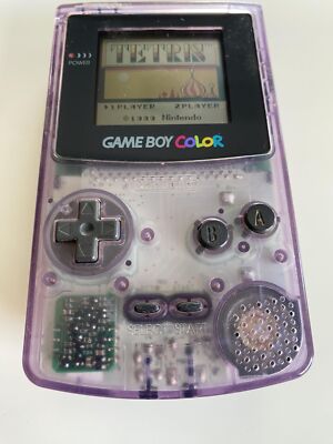 Nintendo Game Boy Color GBC transparent Violett Lila | eBay