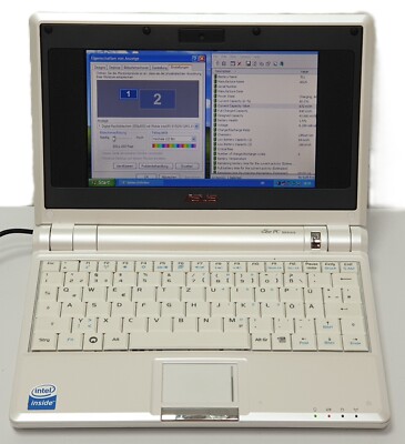 ASUS Windows XP Mini Notebook Intel 900 MHz 4GB SSD Diagnose 2GB Laptop ...