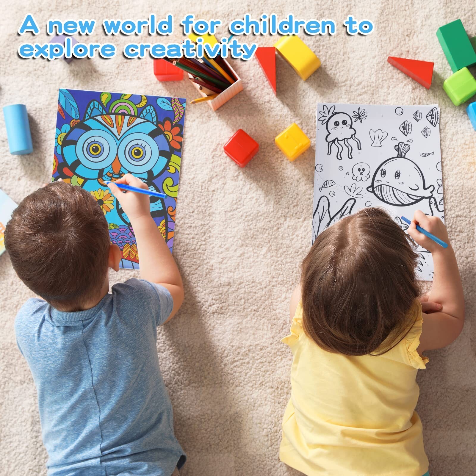 3 Pack Paint by Numbers for Kids Ages 8-12, 10*8"Color by Number for ...