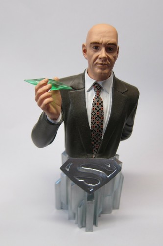 LEX LUTHOR Bust, Superman Returns Movie, holding "Kryptonite DC Direct ...